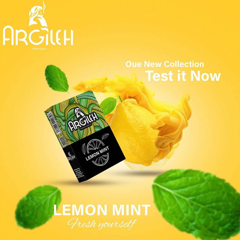 Argileh Shisha Tabak LAYMON MNT 20g | Zitrone Minze von Argileh